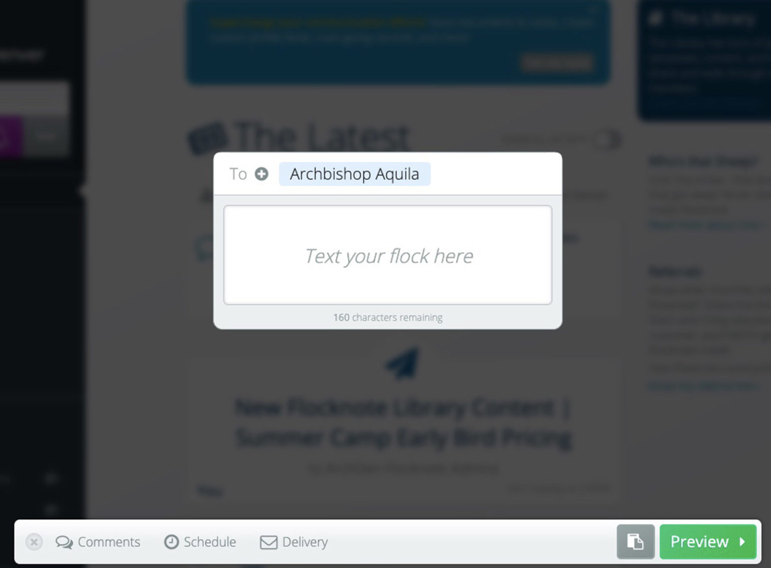 How to send a Flocknote | Mission Support