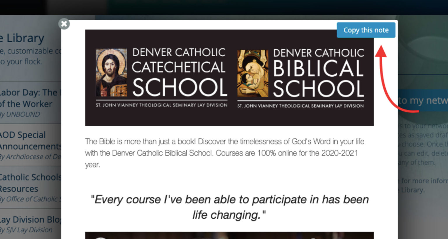 How to use the Flocknote Library | Mission Support