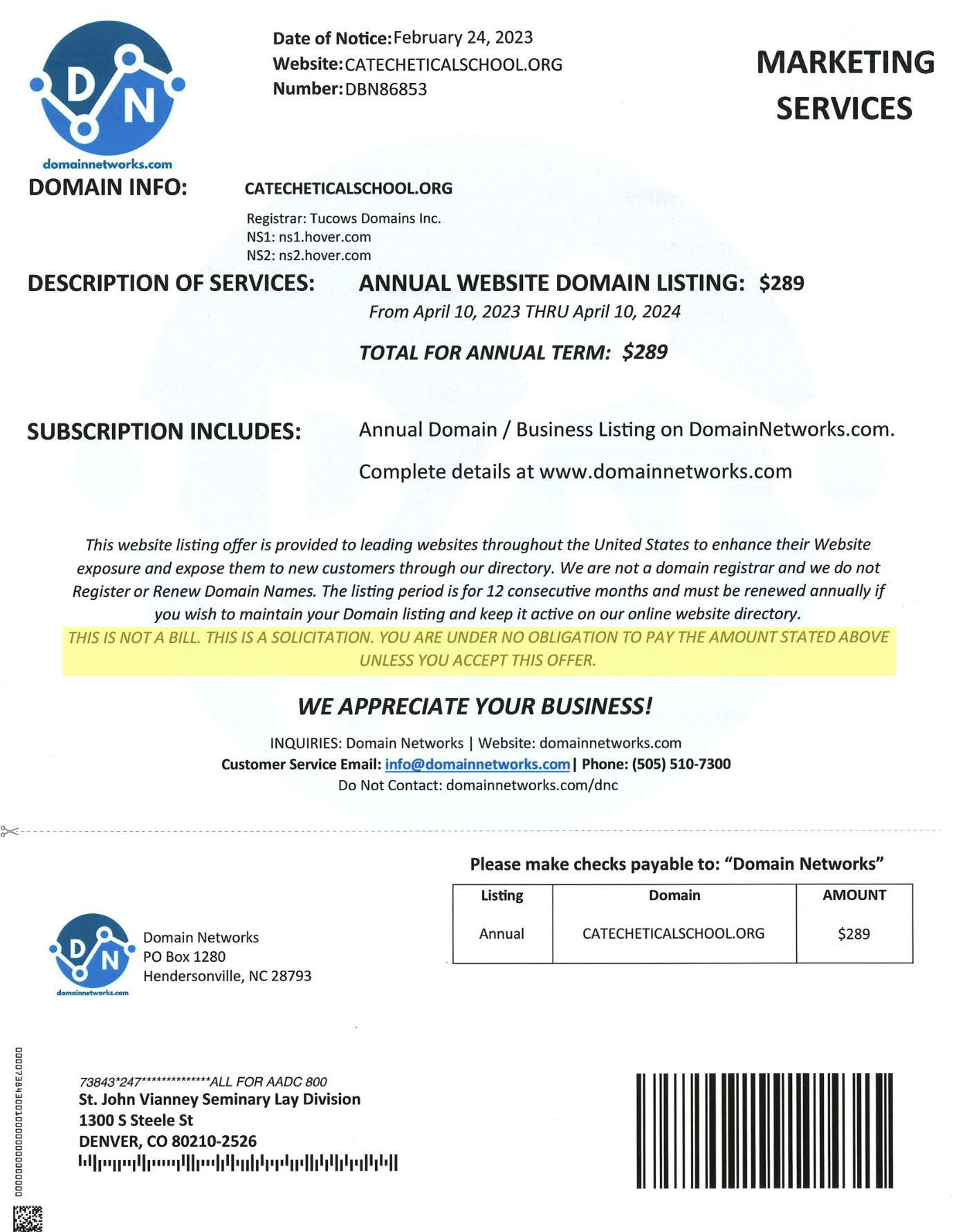 Protect Yourself from Website Domain Scams | Mission Support